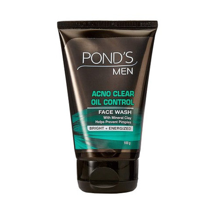 Review PONDS MEN OIL CONTROL FACE WASH 100 G | HDmall