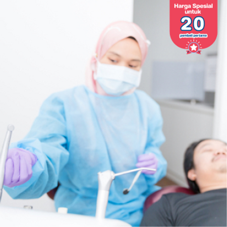 Cabut Gigi Bungsu Atas di Fre Dental Care | HDmall